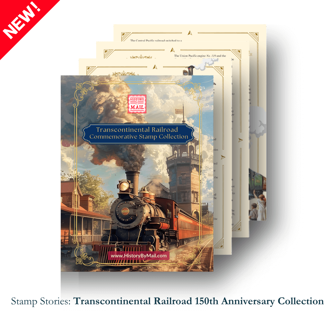 Stamp Stories: Transcontinental Railroad 150th Anniversary Collection ...